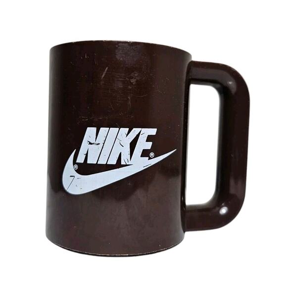 Nike | Dining | Vtg Nike Plastic Mug 8s Employee Gift Chocolate Brown ...